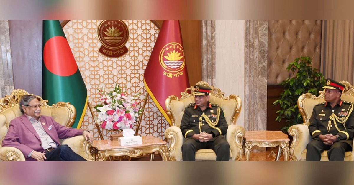 Army CGS, PSO call on President