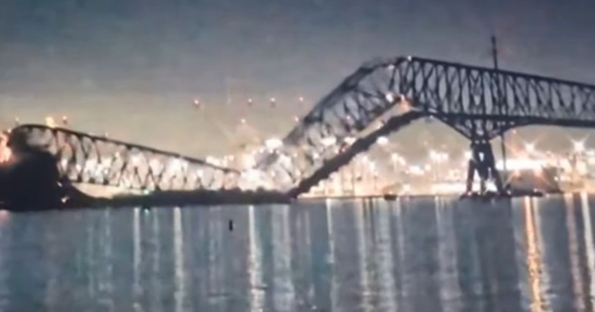 Francis Scott Key Bridge in Baltimore collapses after ship collision